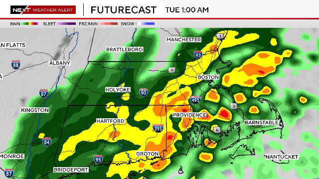 Soaking rain in the forecast to kick off April in Massachusetts