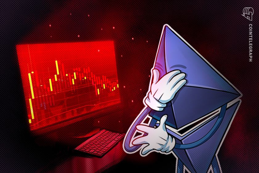 Ethereum price down almost 50% since Eric Trump's 'add ETH' endorsement
