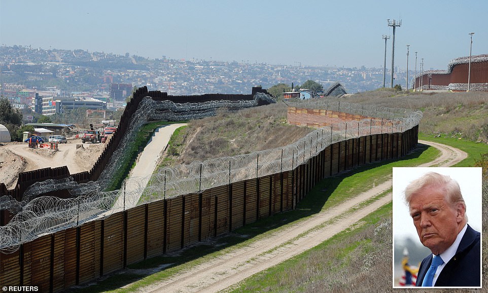 Photos show Trump's success on California's border with Mexico