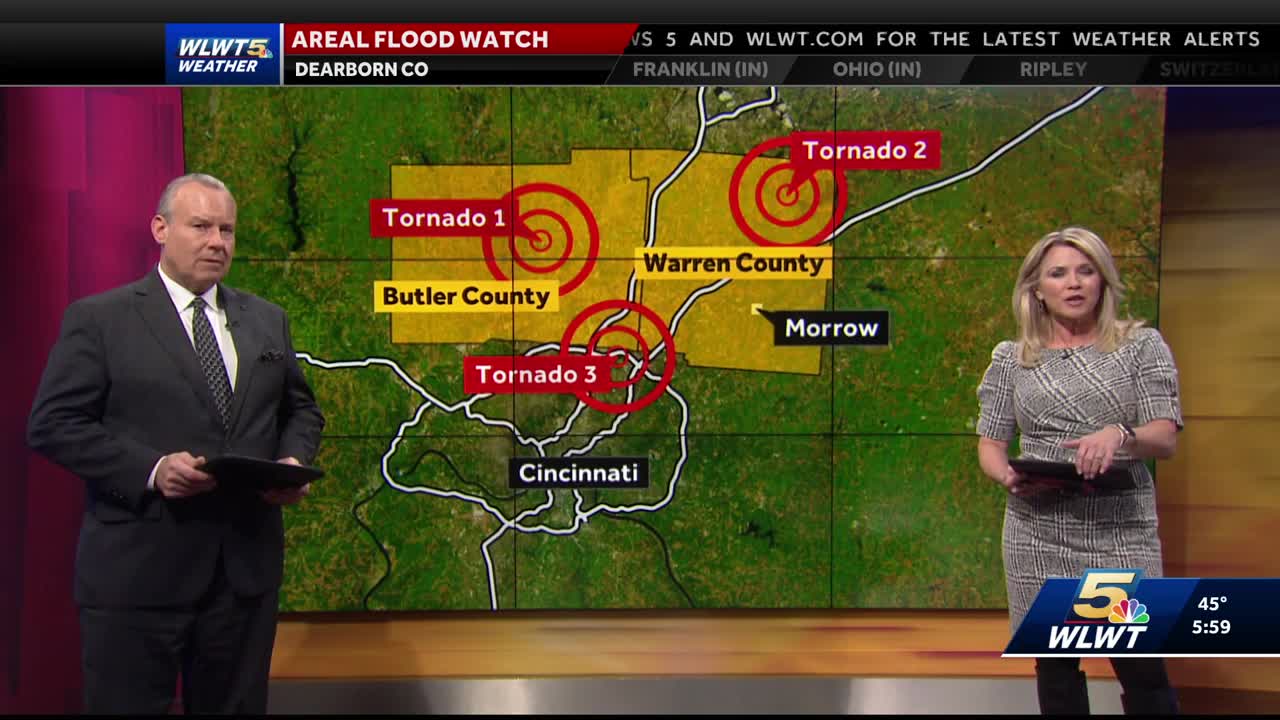 National Weather Service confirms tornadoes touched down in Butler ...