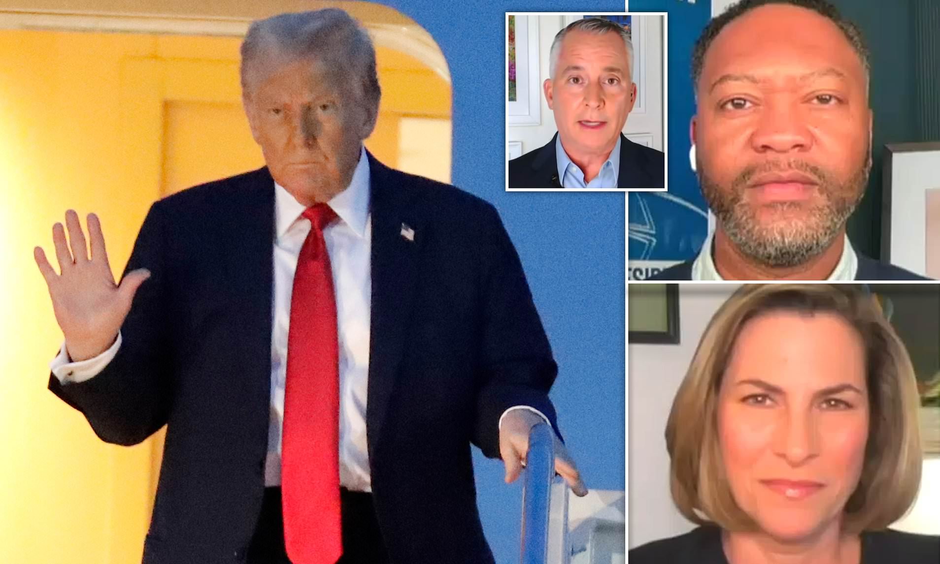 MSNBC panel melts down after Trump says he's serious about third term