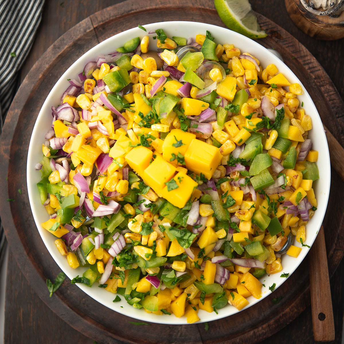 Mango corn salsa