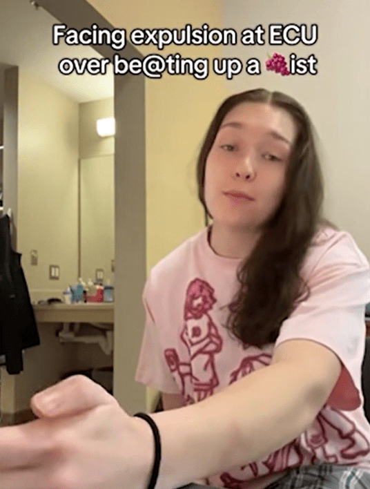 Viral ECU student gets arrested for allegedly trespassing