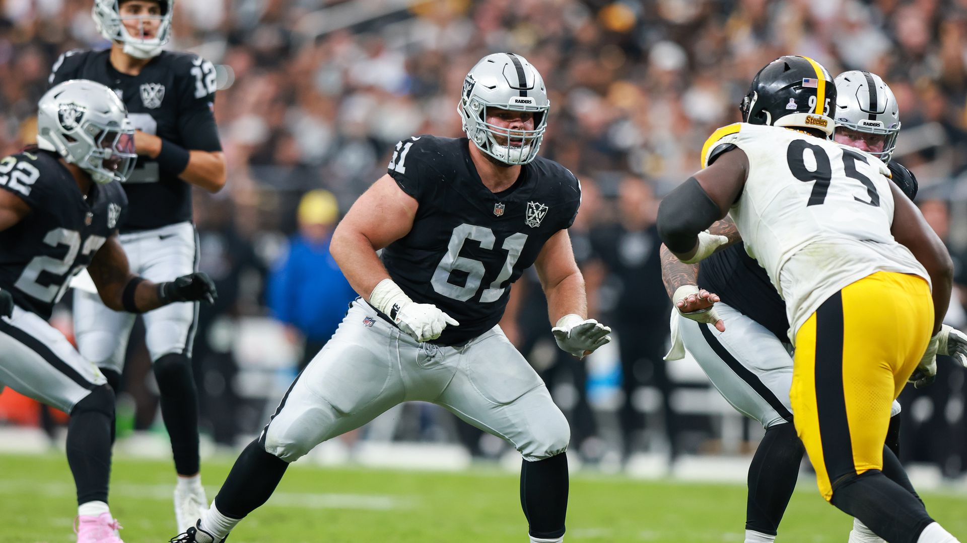 Raiders offensive line: Jordan Meredith’s return will make for lively ...