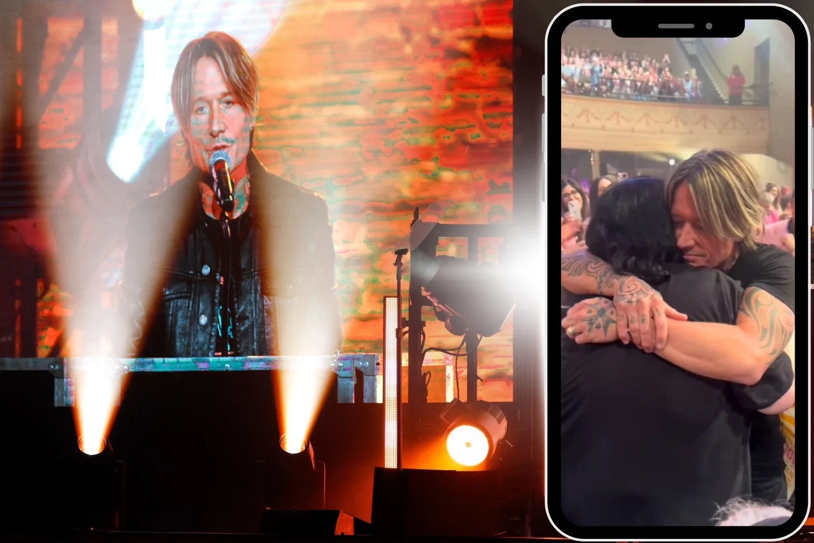 Keith Urban Spots ‘I Beat Cancer to Hug Keith Urban’ Sign, Makes Fan’s ...