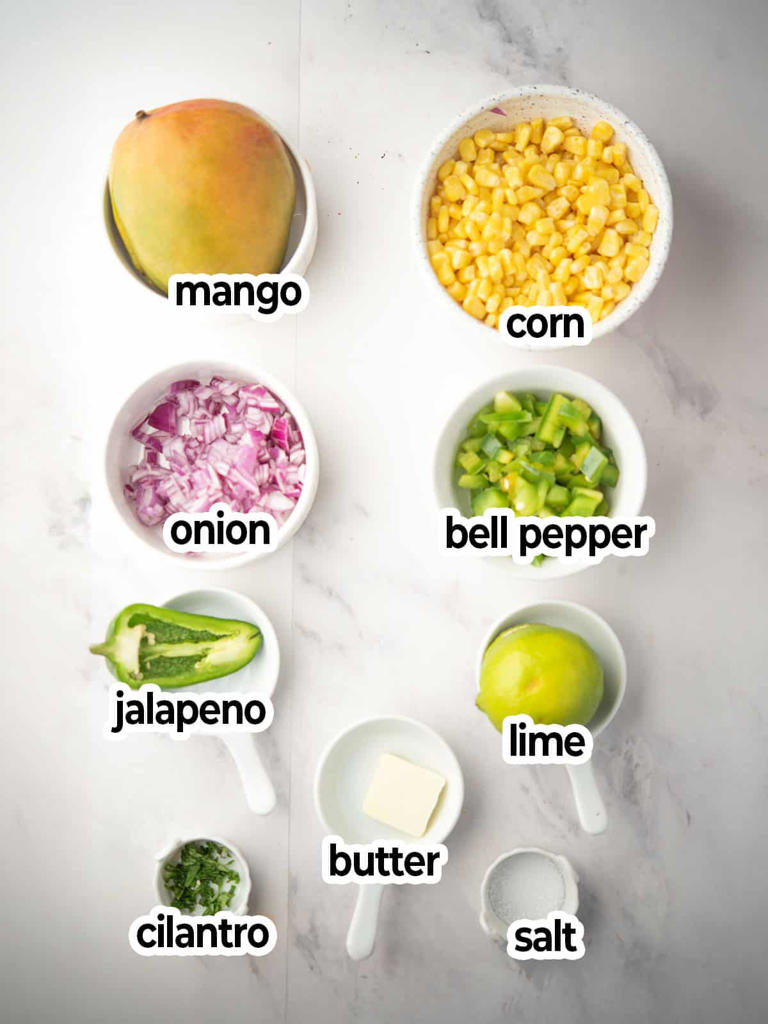 Mango corn salsa