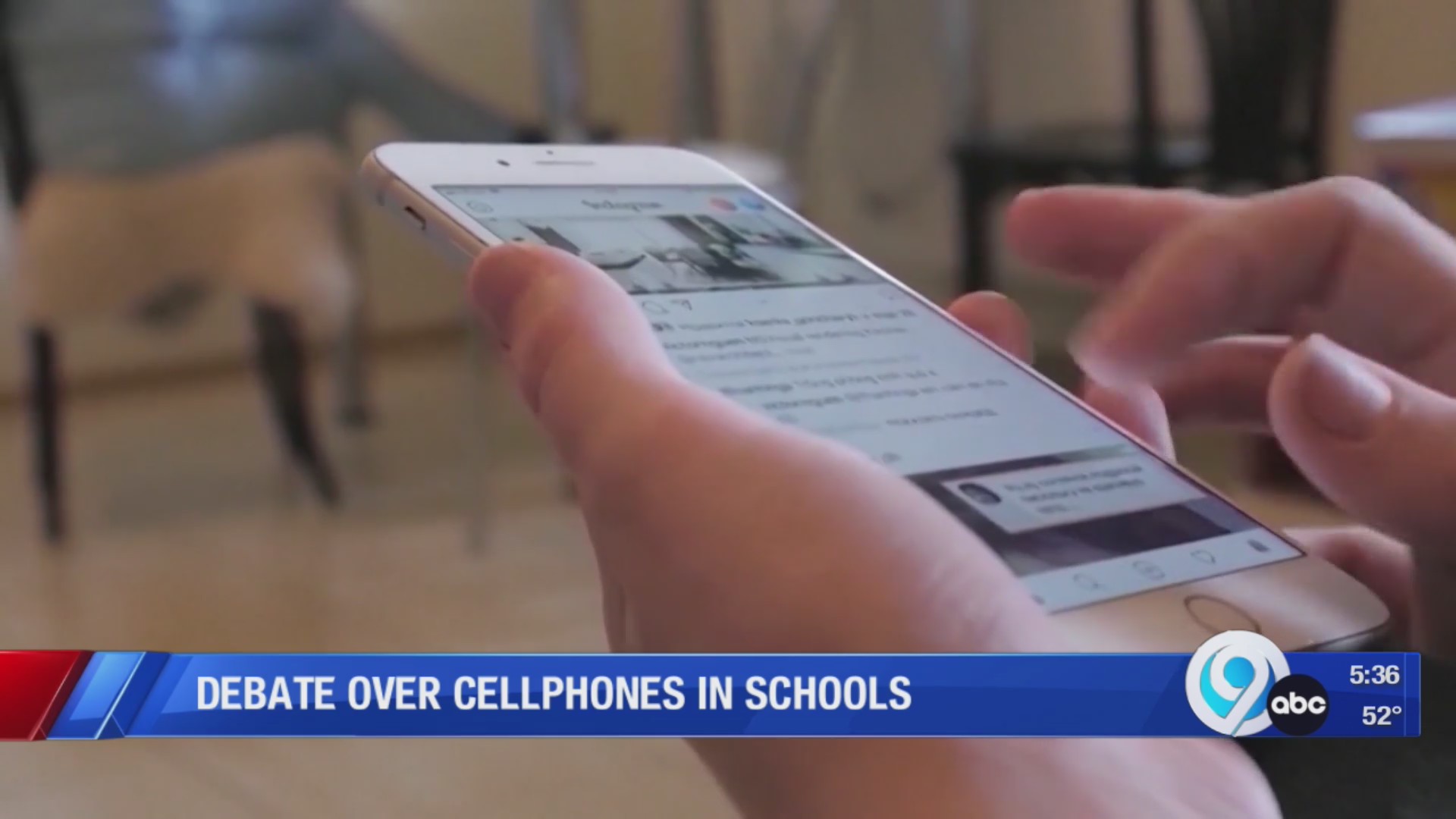 Debate over cellphones in schools