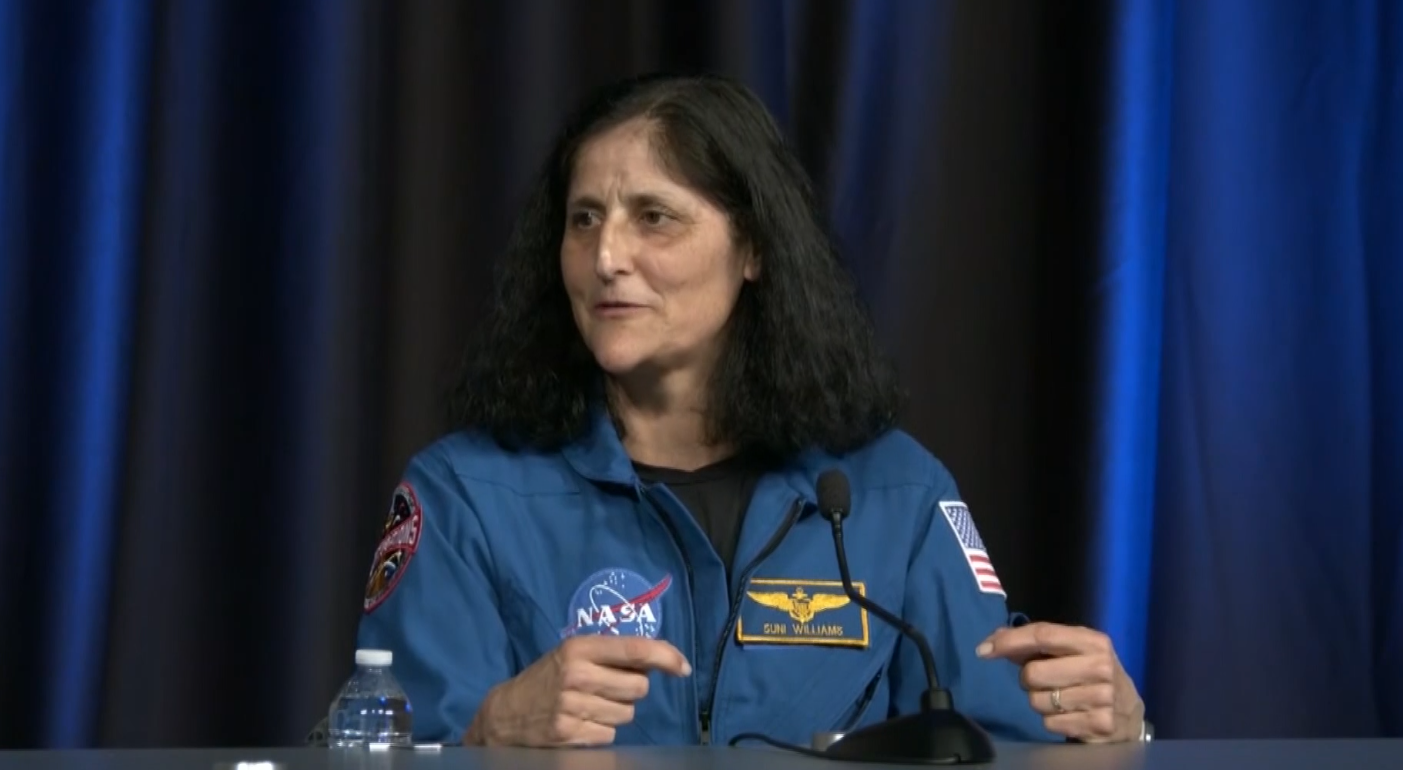 Suni Williams says she's eager to return to NE in first media address ...