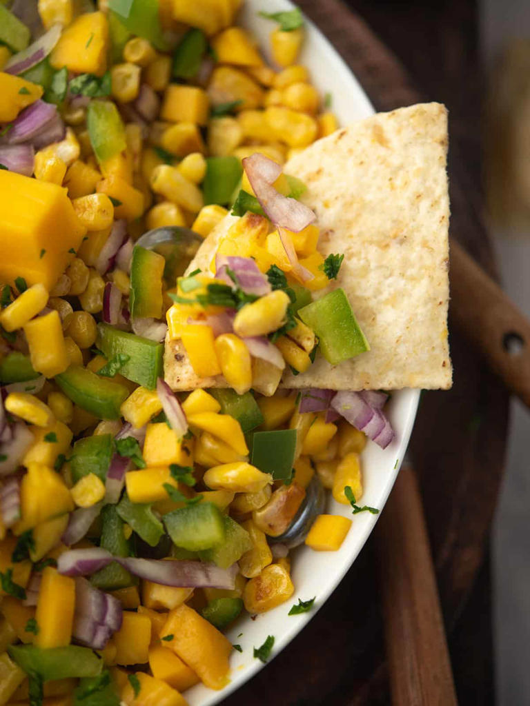 Mango corn salsa
