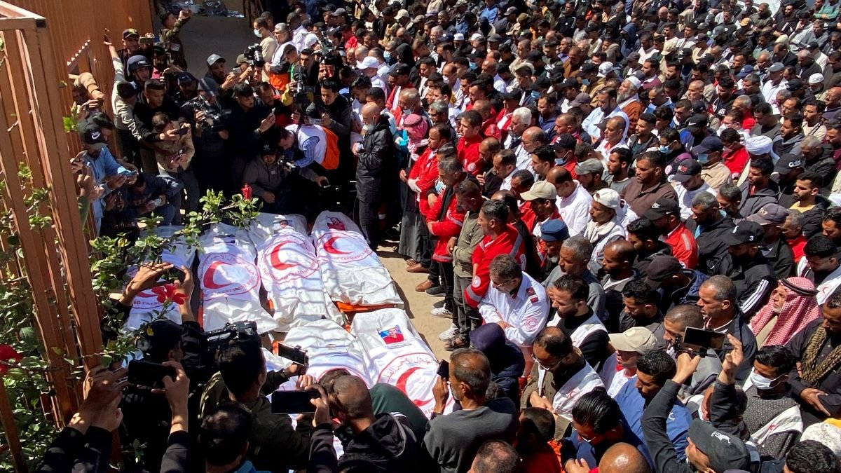 Hard Numbers: Missing Palestinian medics found in mass grave, Renowned ...