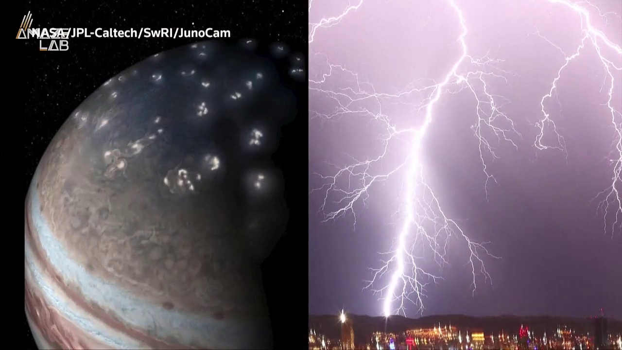 Is Lightning on Jupiter Similar or Different Than Lightning on Earth?