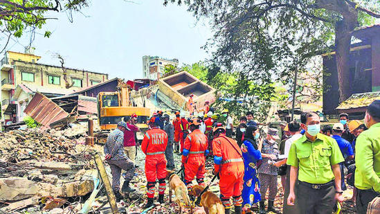 NDRF retrieves 9 bodies from building debris in earthquake-affected Myanmar