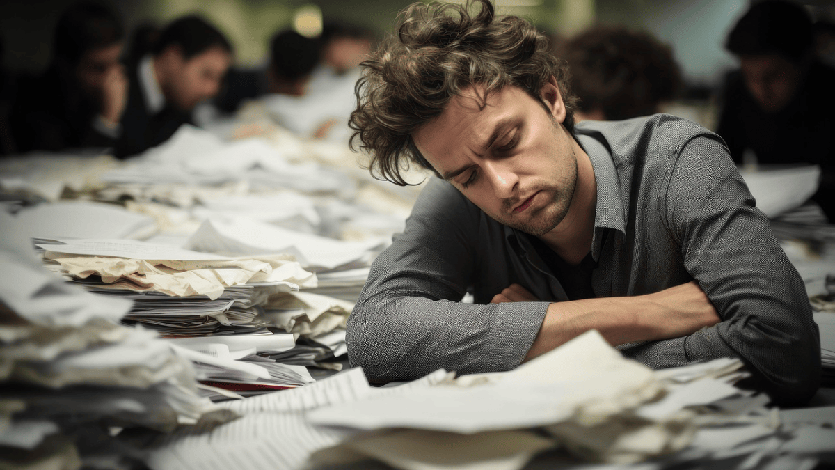 Work and Family Drowning Men: Psychology Association Shares How to Stay ...