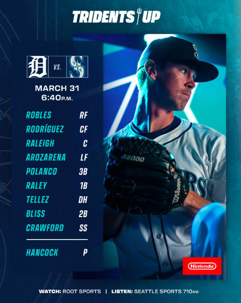 Mariners Game #5 Preview: 3/31/25, Tigers at Mariners