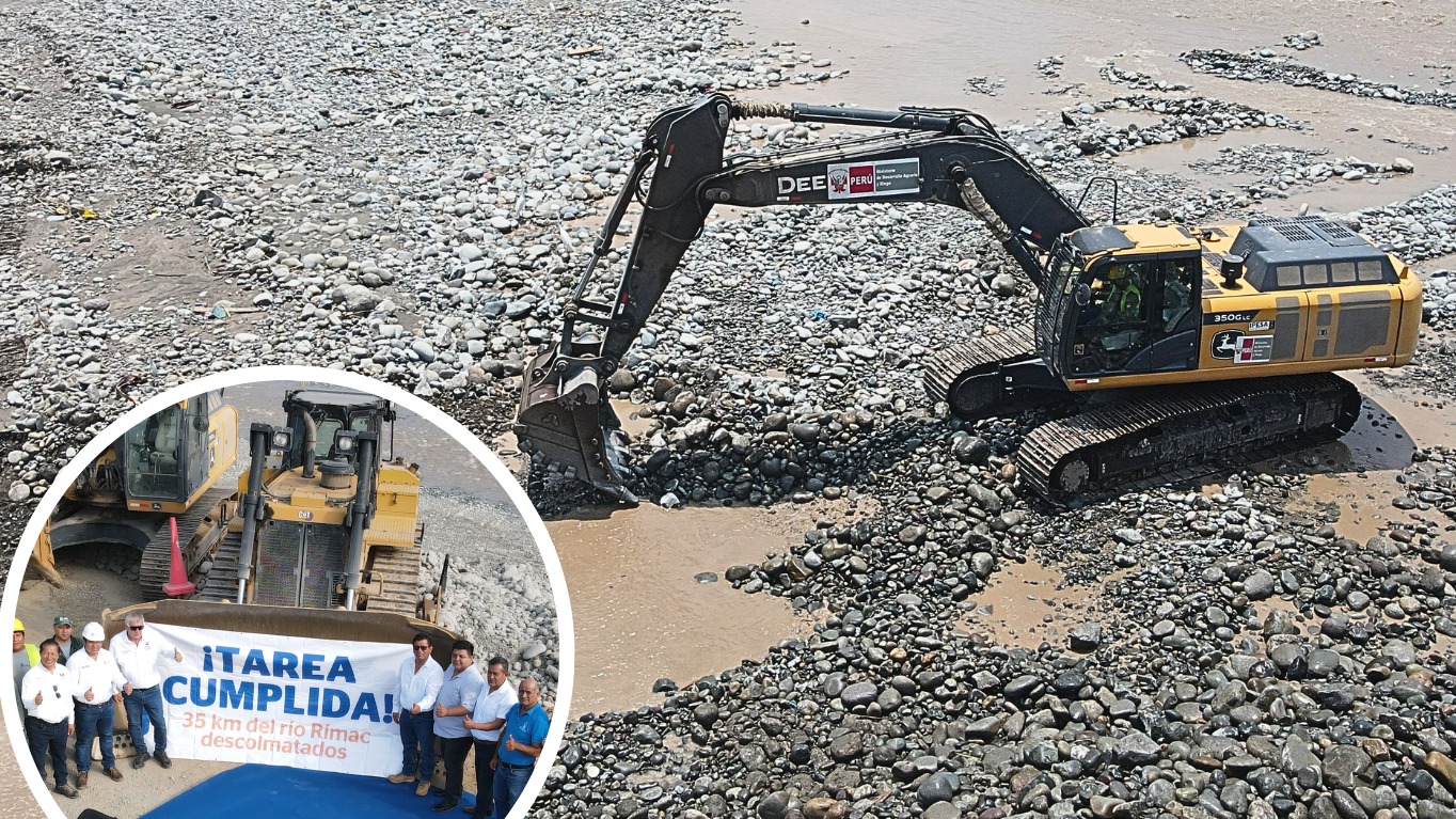 ANA culmina limpieza de 35 kilómetros del río Rímac
