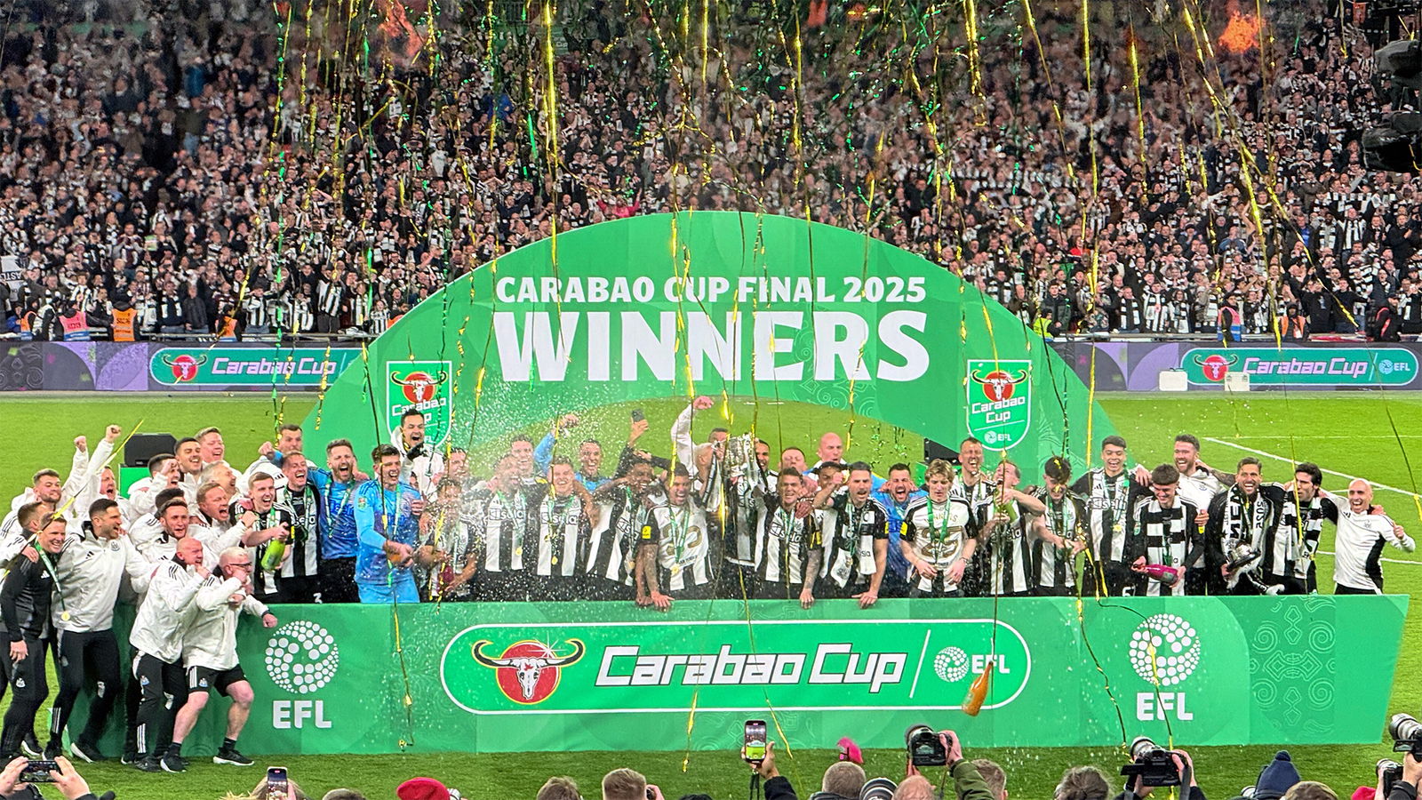 Huge double Carabao Cup boost for Newcastle United as look to win it again