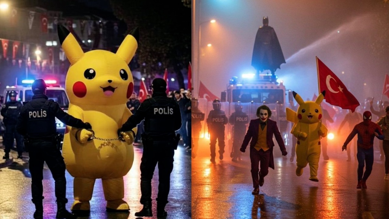Batman, Joker and Pikachu take over Turkey's protests – And the internet