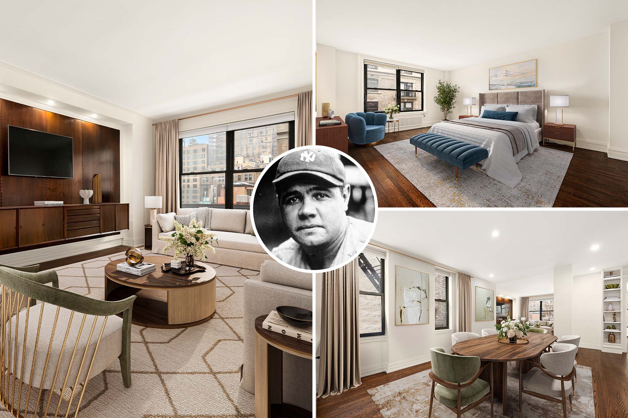 Babe Ruth’s longtime NYC home can be yours for $1.59M