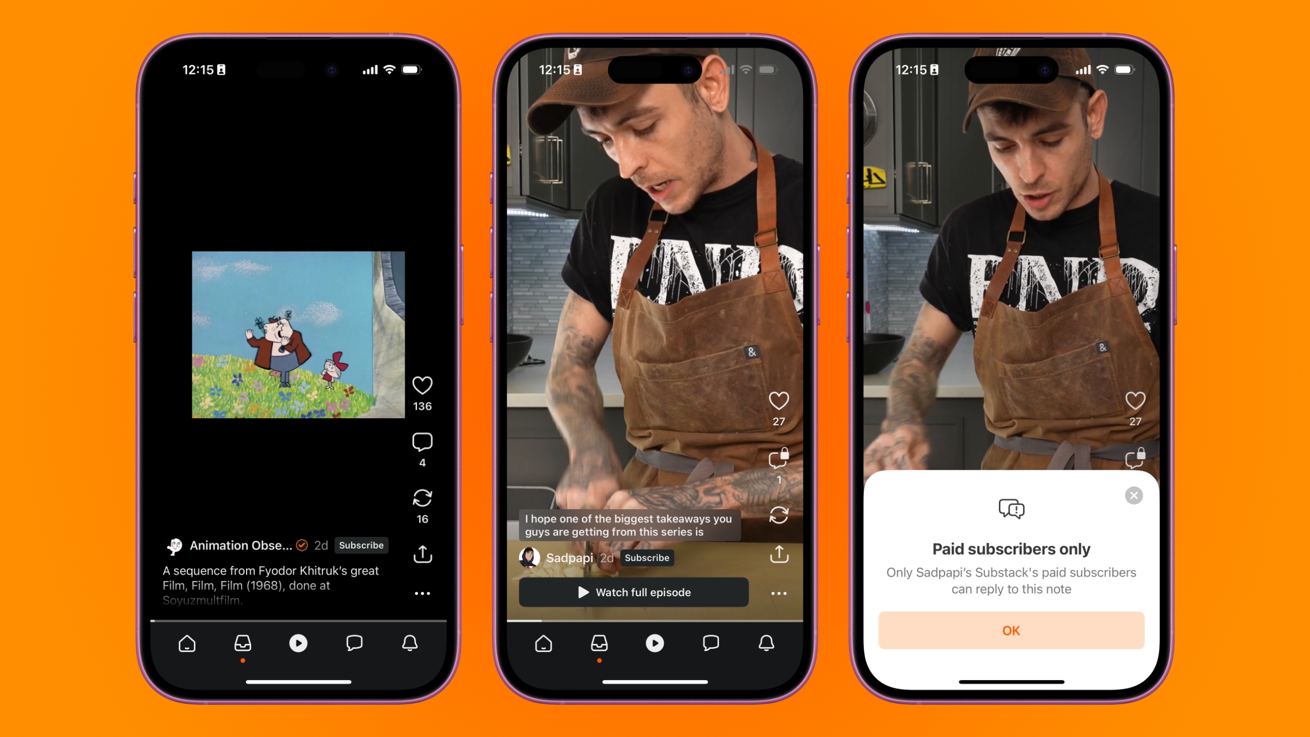 Substack updated its app to make it even more like TikTok