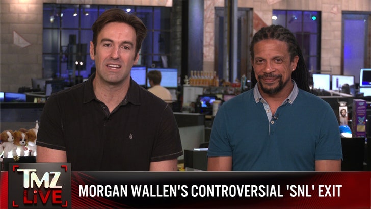 Morgan Wallen Walks Off 'SNL' Stage During End Credits