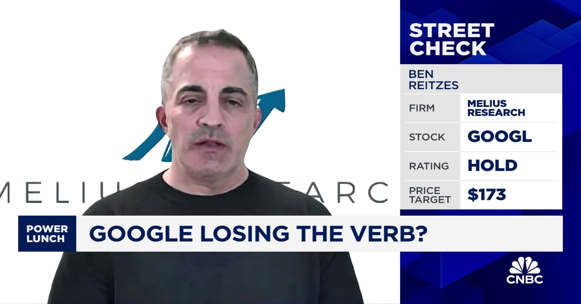 Melius Research's Ben Reitzes on Google losing steam in the generative ...