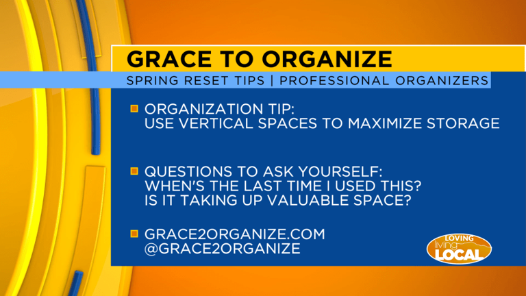 Spring decluttering and organizing tips with Grace To Organize