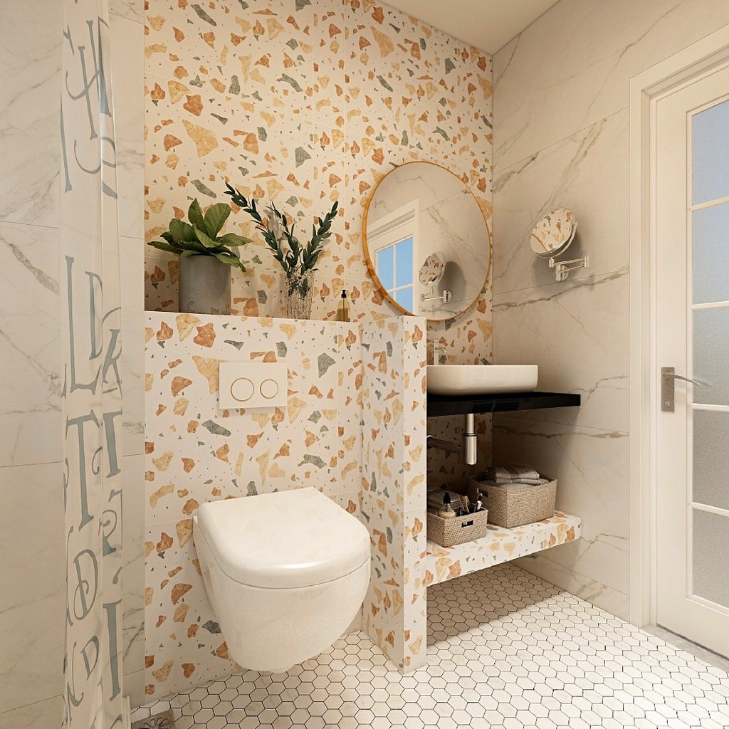 17 Illusions to Make a Tiny Bathroom Appear More Spacious