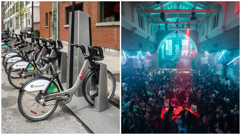 BIXI installe une ÉNORME station devant un club de Montréal et le ...