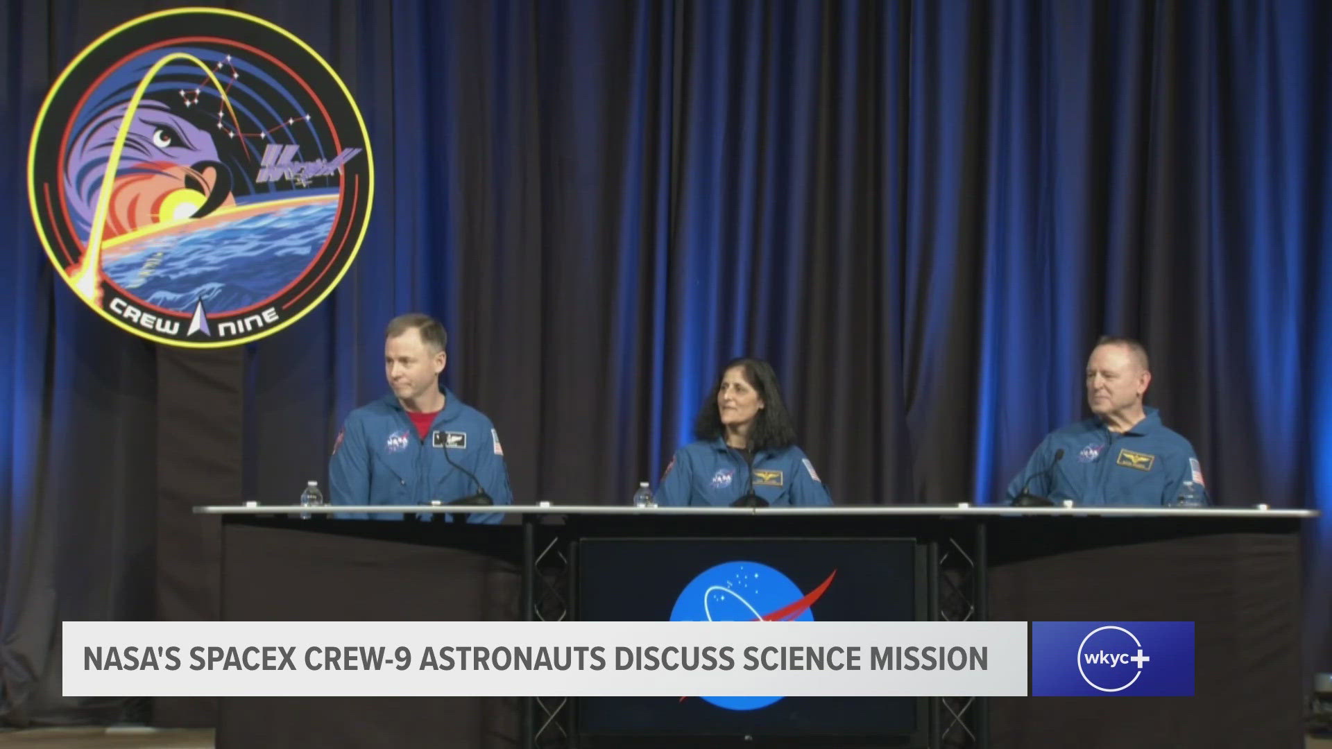 NASA's SpaceX Crew-9 astronauts hold first press conference since ...