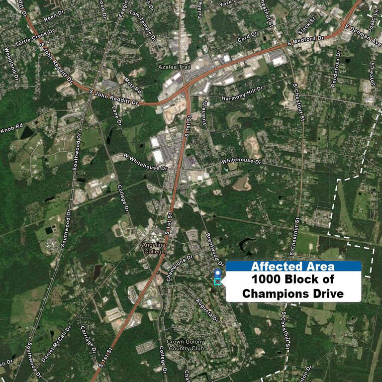 Lufkin’s Champion Drive scheduled for temporary lane closure