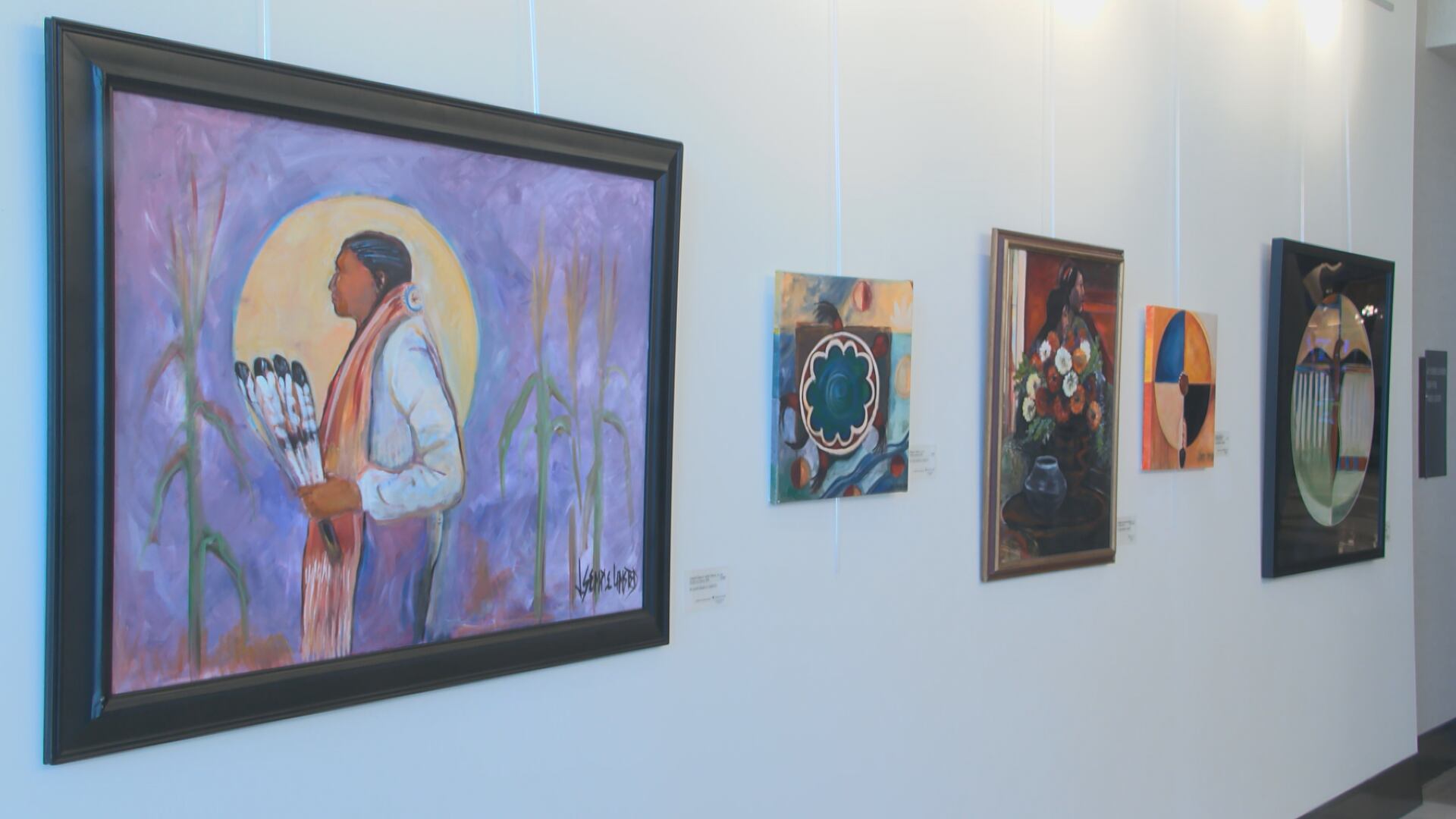 Female Choctaw artists work on display at Choctaw Casino art gallery