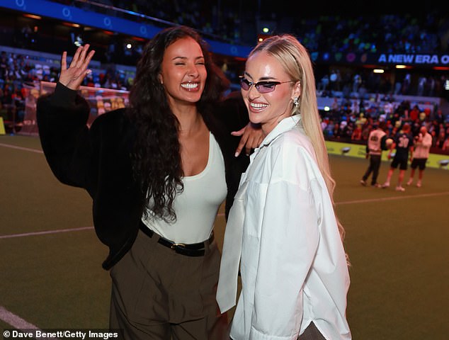 Alisha Lehmann and Maya Jama celebrate in style as their side MVPs ...