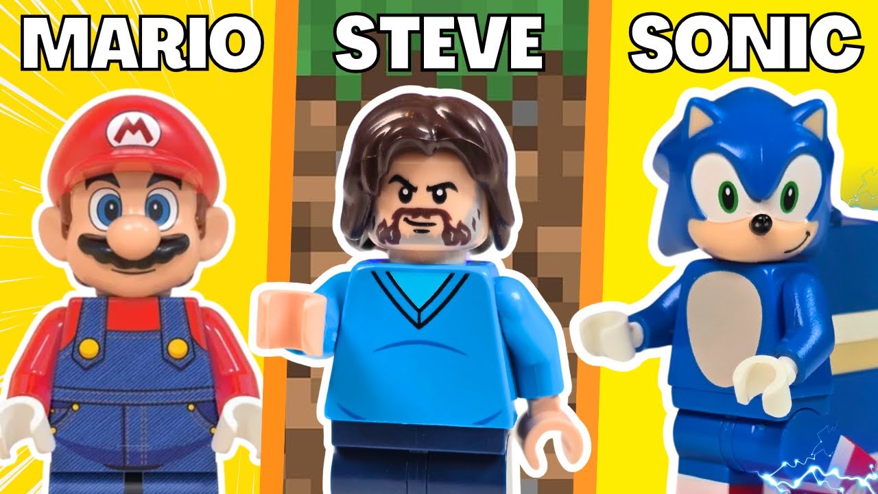 I Built Every Video Game Movie in LEGO!