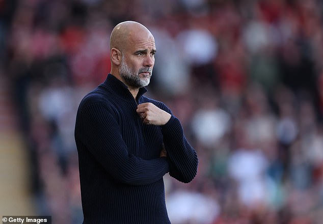 Pep Guardiola hit with touchline ban after being booked in Man City's ...