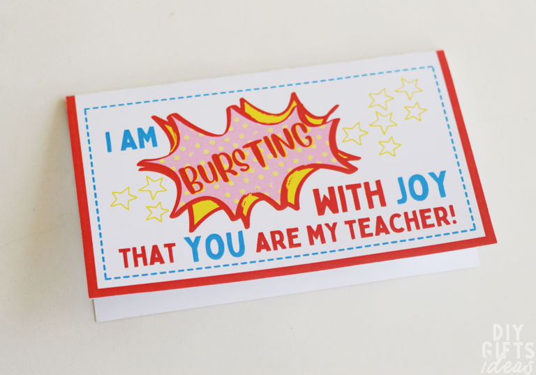 DIY Starburst Teacher Gift