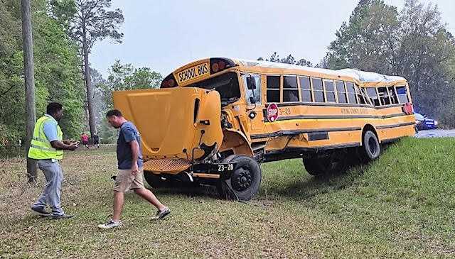 Troopers: 2 adults, 3 children injured in Southeast Georgia school bus ...