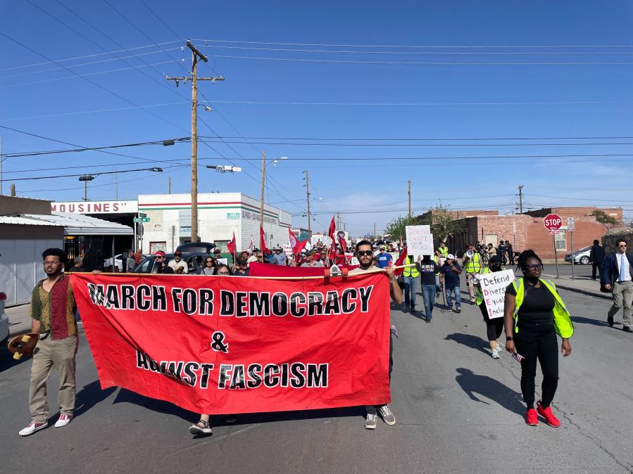 March honors César Chávez, protests Trump