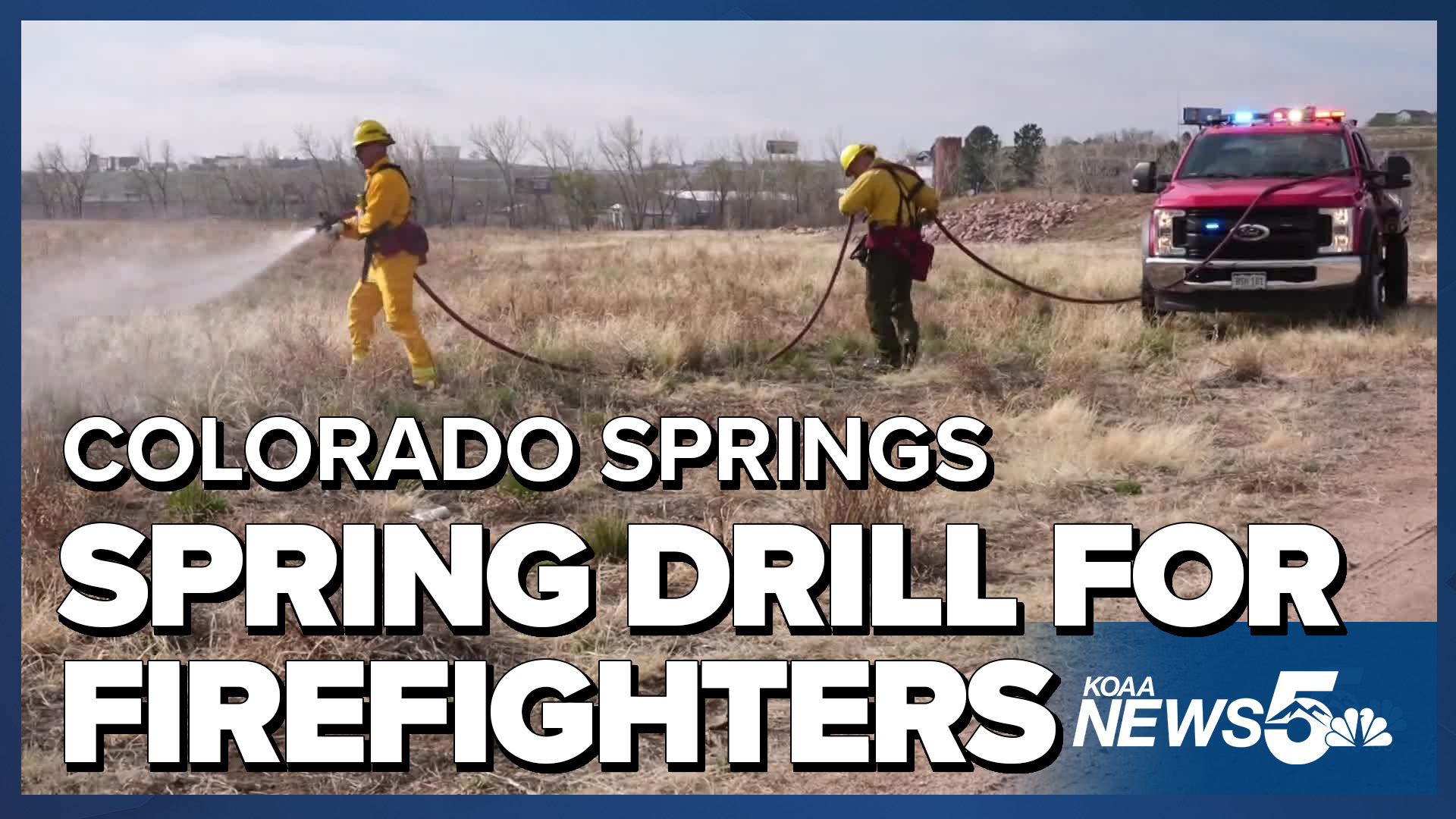 Colorado Springs Fire Department 'Spring Drill' underway