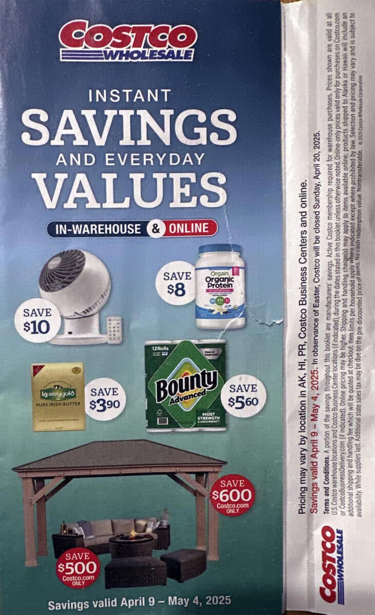 Costco Coupon Book April 2025