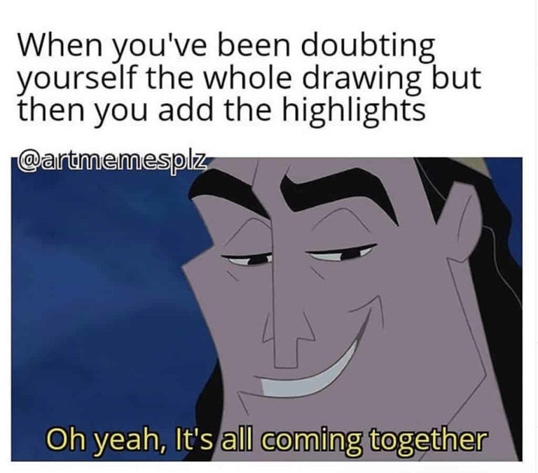 30 Funny And Relatable Drawing Memes That Really Illustrate The Struggle