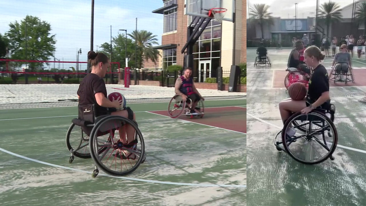 UTampa students play wheelchair basketball to learn about importance of ...
