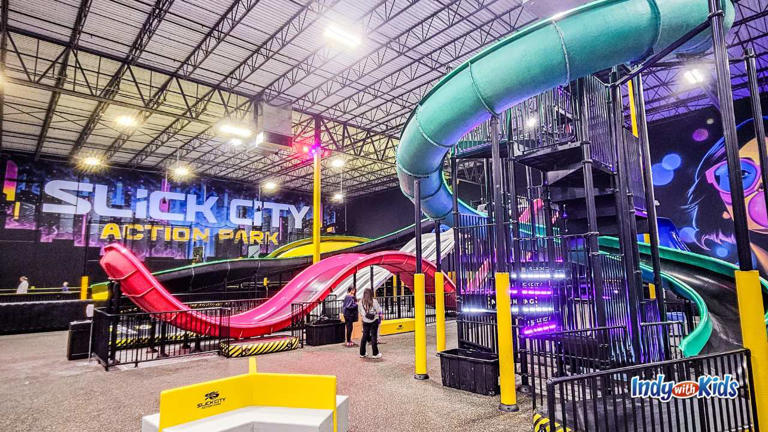 Slick City Indoor Slide Park Opens to Rave Reviews