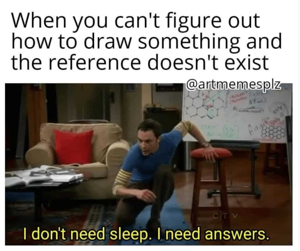 30 Funny And Relatable Drawing Memes That Really Illustrate The Struggle