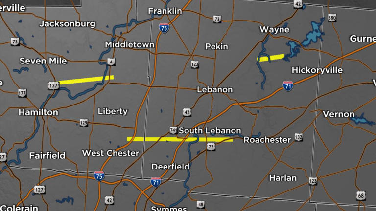 3 tornadoes touched down in Butler, Warren Counties: NWS