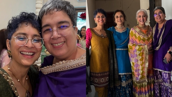 Kiran Rao poses for a selfie with Reena Dutta as she celebrates Eid ...