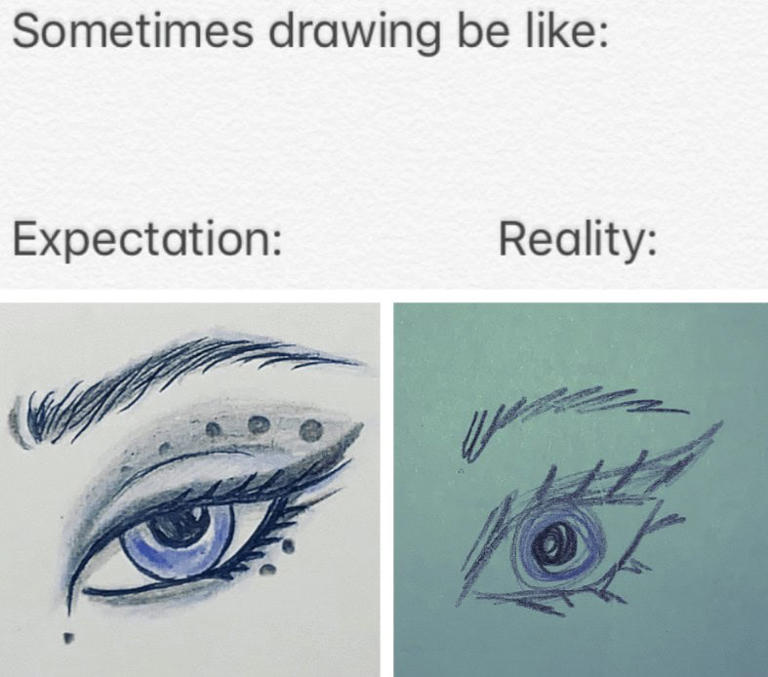 30 Funny And Relatable Drawing Memes That Really Illustrate The Struggle