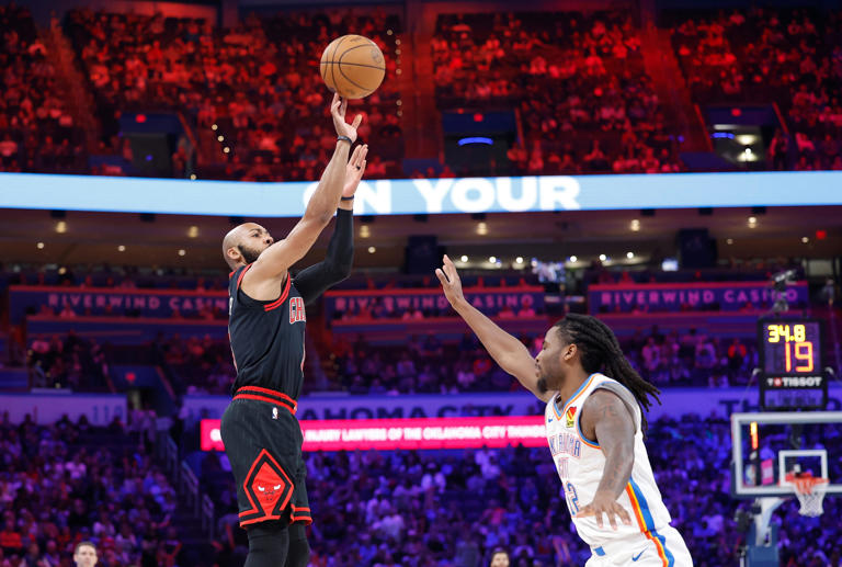 Photos: Best images from Thunder's 145-117 win over Bulls