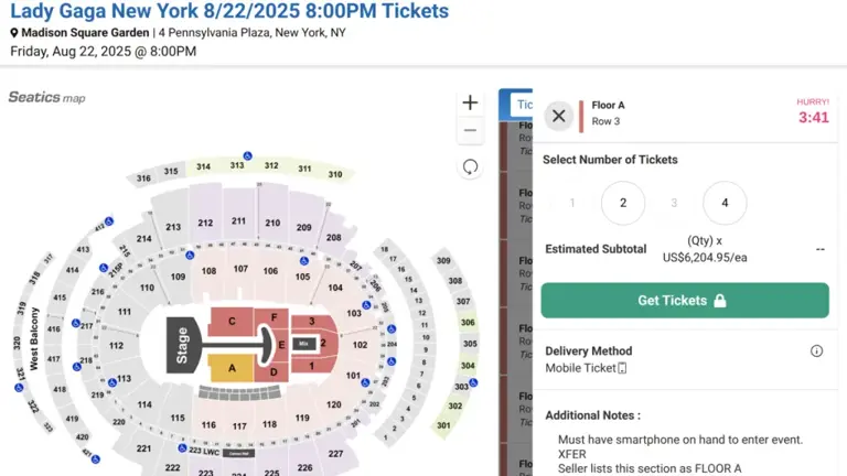 Lady Gaga Ticket Prices for Mayhem Tour Soar—Fans Disgruntled at $8,000+ Seats