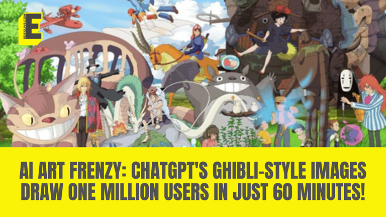 AI art frenzy: ChatGPT's Ghibli-style images draw one million users in ...