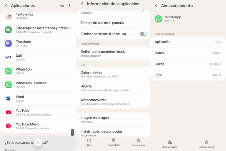 Cómo borrar la memoria caché de las apps en Android para liberar espacio y optimizar tu móvil